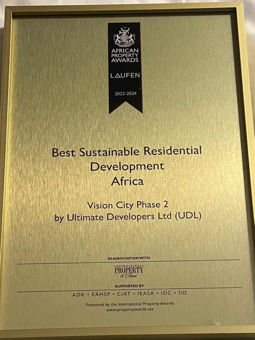 UDL's Vision City Phase 2 receives global recognition for sustainable ...
