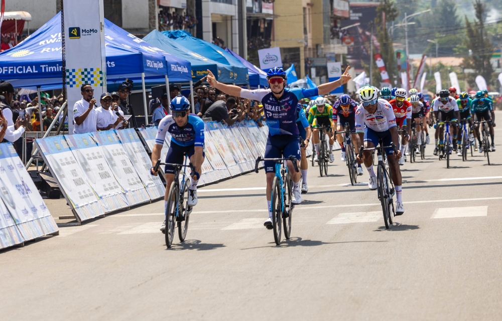 Tour du Rwanda: Gilmore sprints to victory in Musanze, Doubey keeps yellow jersey - The New Times
