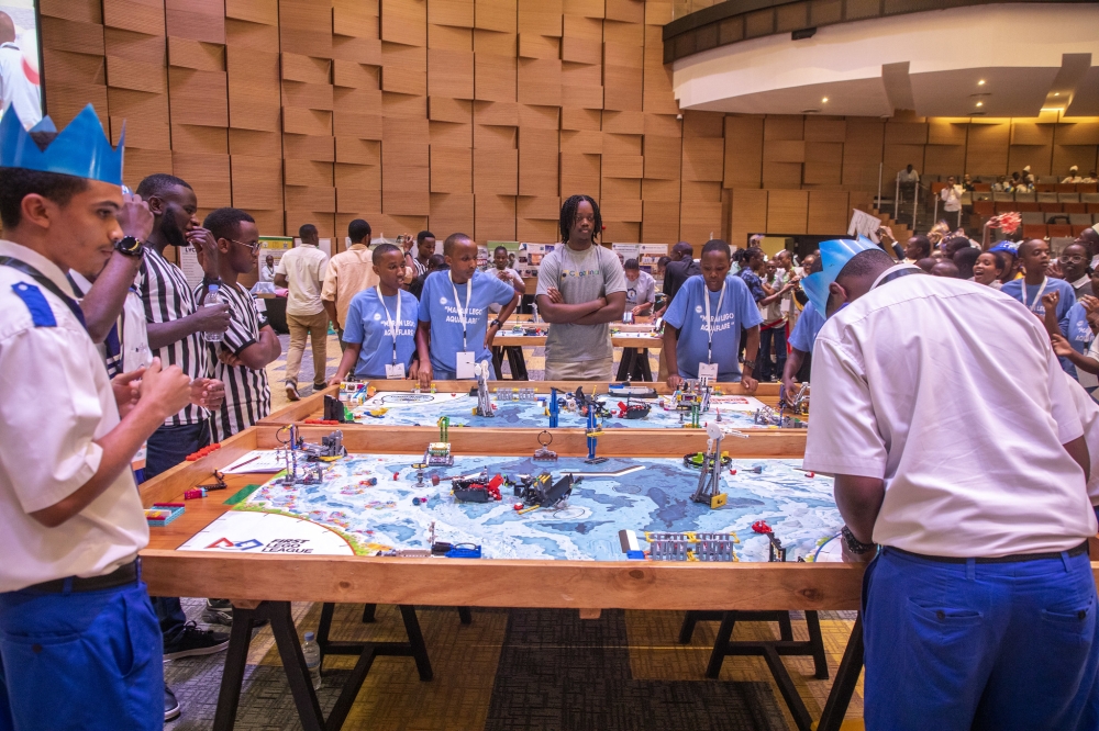 In-Pictures: Rwandan Schools Shine in Robotics and AI Competitions ...