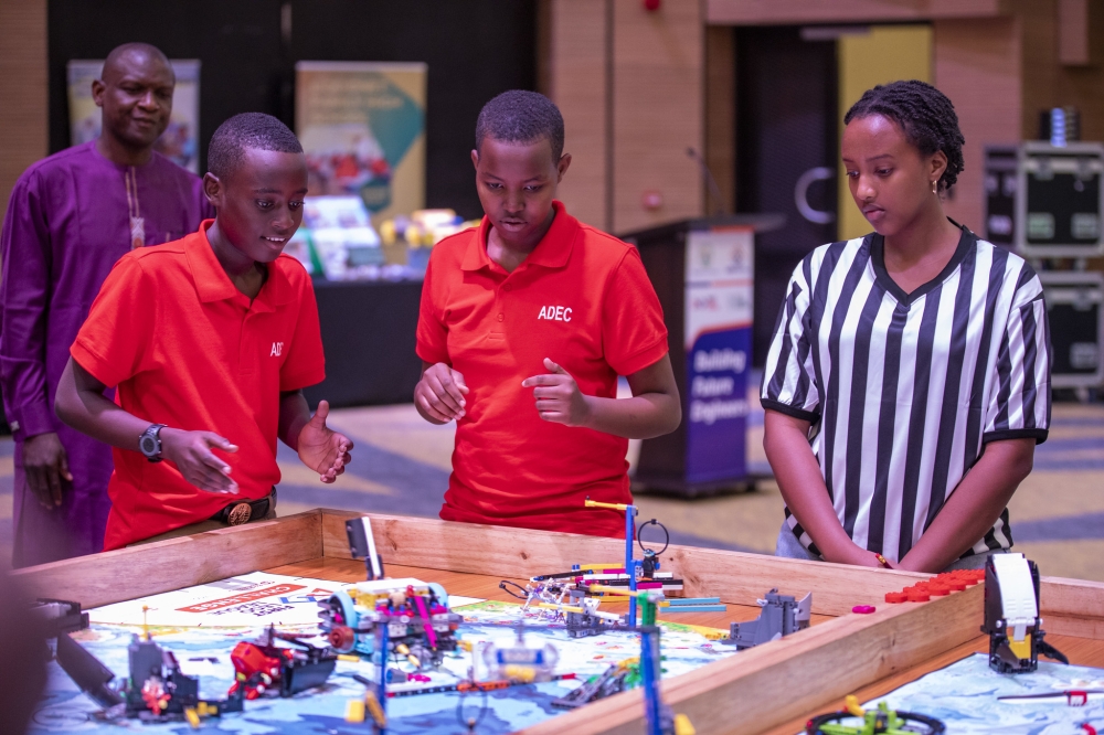 In-Pictures: Rwandan Schools Shine in Robotics and AI Competitions ...