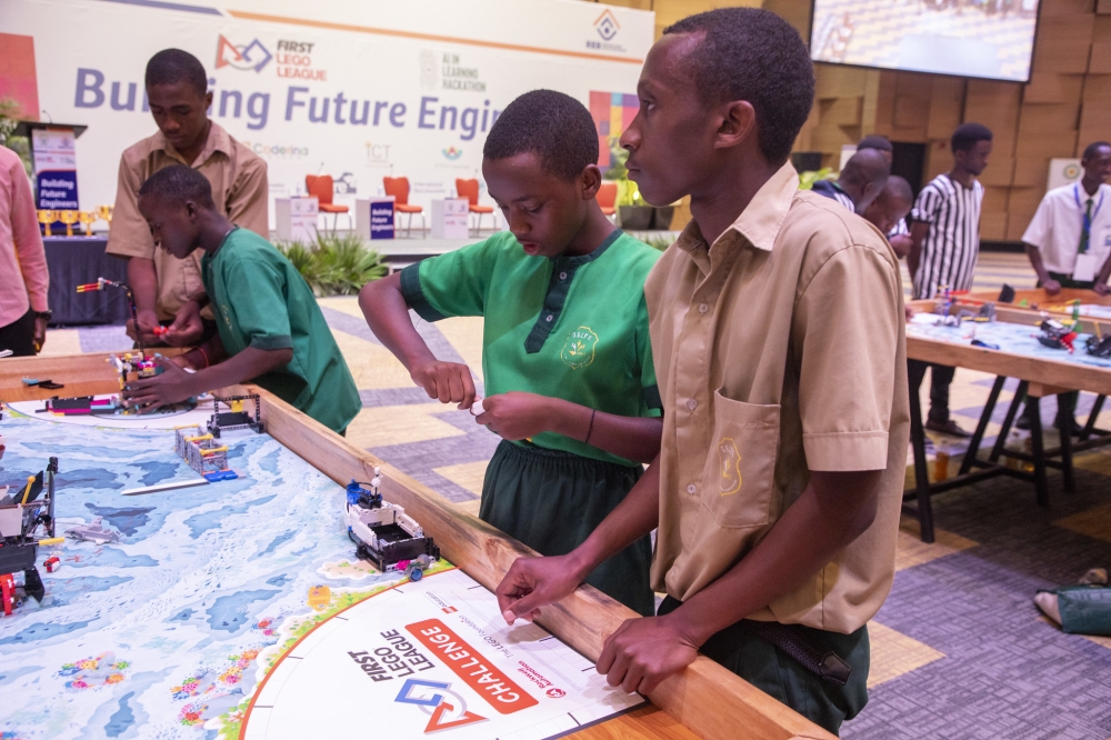 In-Pictures: Rwandan Schools Shine in Robotics and AI Competitions ...
