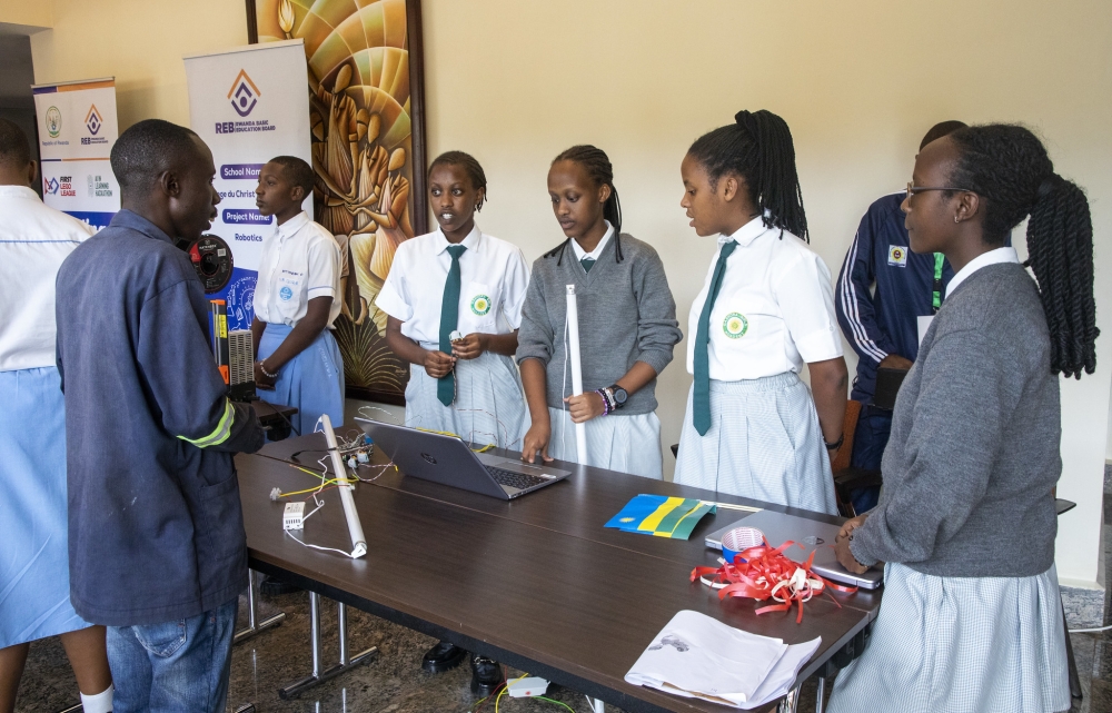 In-Pictures: Rwandan Schools Shine in Robotics and AI Competitions ...