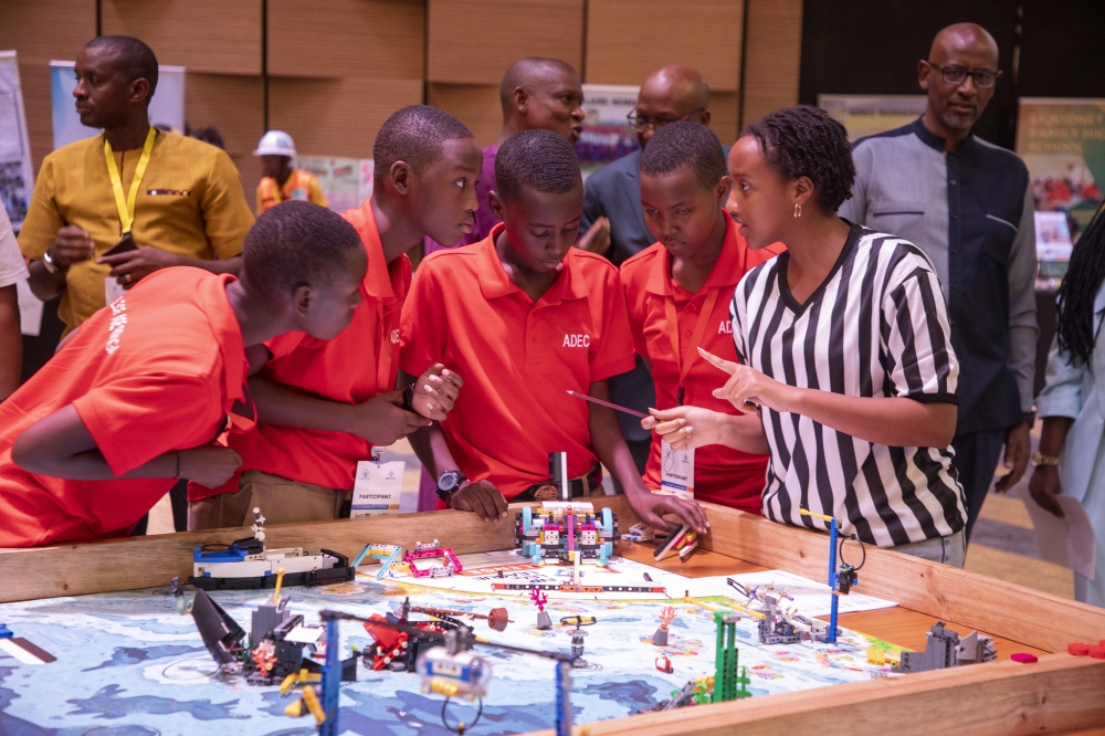 In-Pictures: Rwandan Schools Shine in Robotics and AI Competitions ...