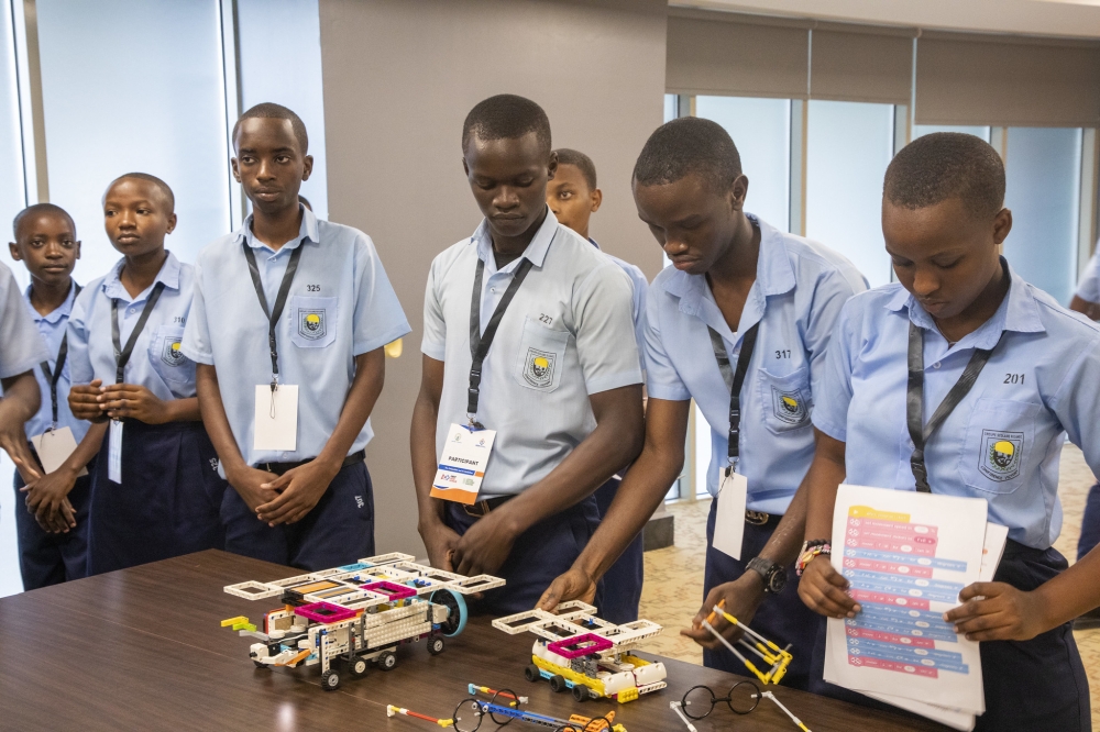 In-Pictures: Rwandan Schools Shine in Robotics and AI Competitions ...