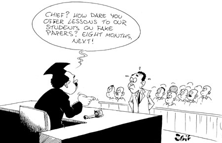 Editorial cartoon of the day - The New Times