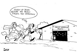 Editorial cartoon of the day - The New Times